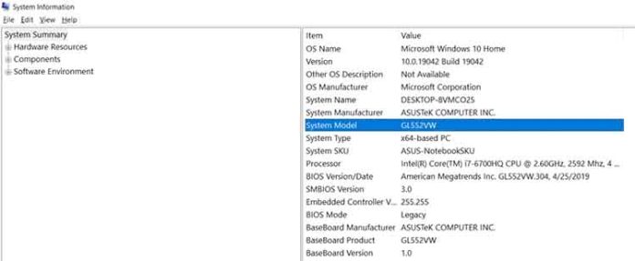 Como verificar o número do modelo do PC ou laptop no Windows 10 | pt ...